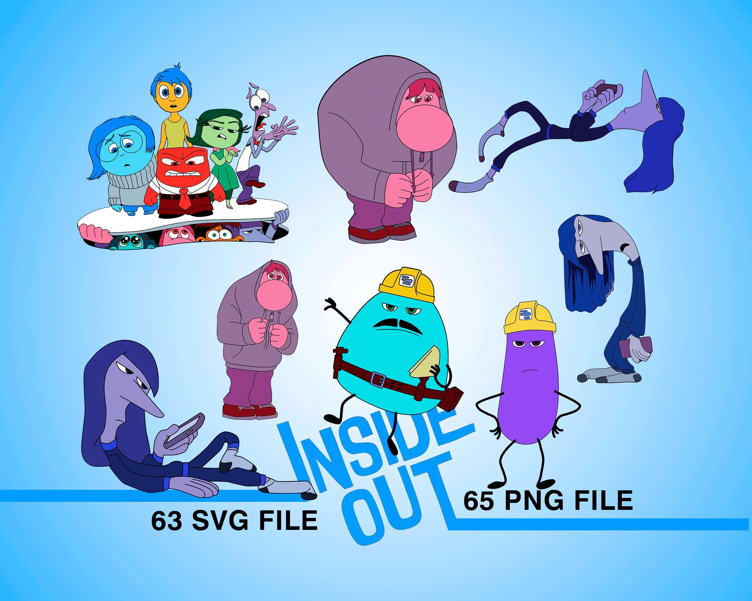 Inside Out Digital Kit | PNG and SVG Format - Etsy