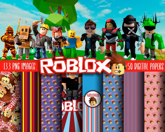 ROBLOX Kit Digital Scrapbook Kit Digital para imprimir | Etsy