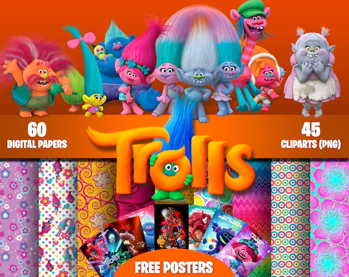 Poppy SVG, Trolls Poppy Hair Svg and Png, Cutting Files for Cricut ...