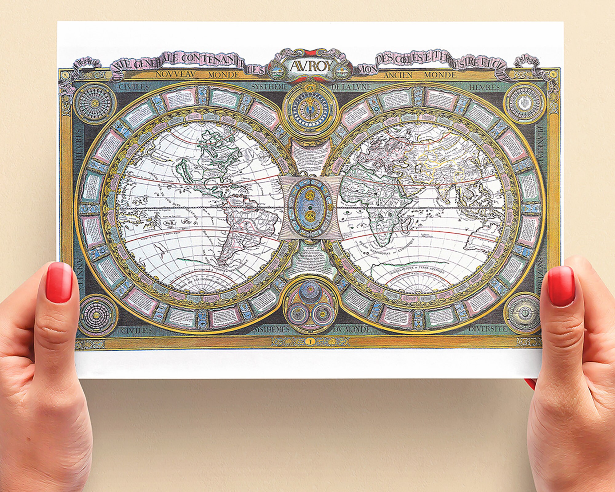 16 mapas antiguos Nro. 3 | Papeles Digitales - Etsy España