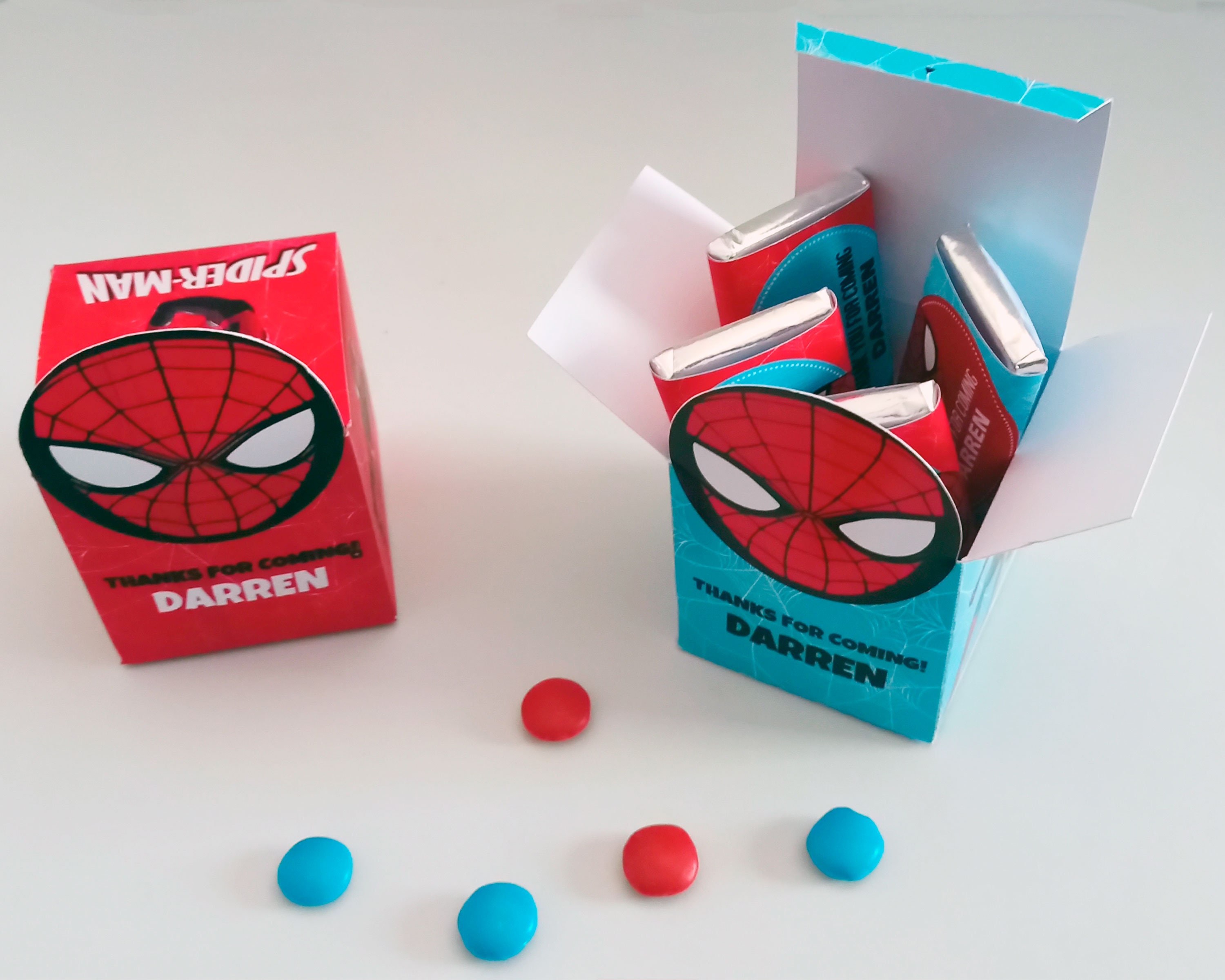 Spider-man Cube Box | to Print and Assemble - Etsy