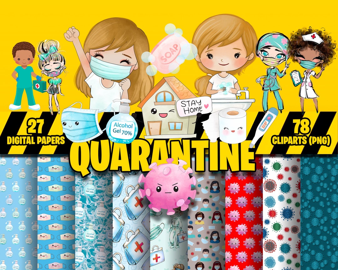 Quarantine Digital Kit | Scrapbook - Etsy