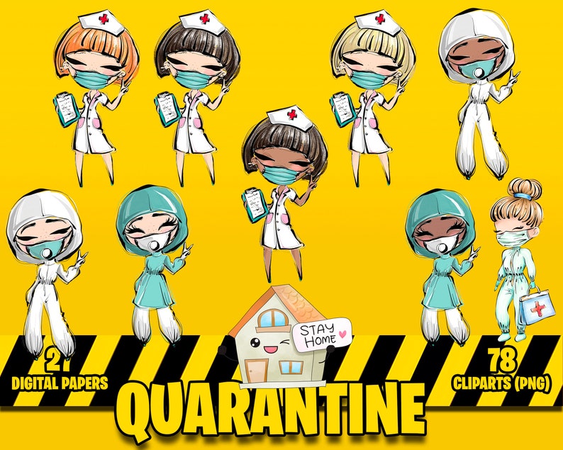 Quarantine Digital Kit Scrapbook | Etsy