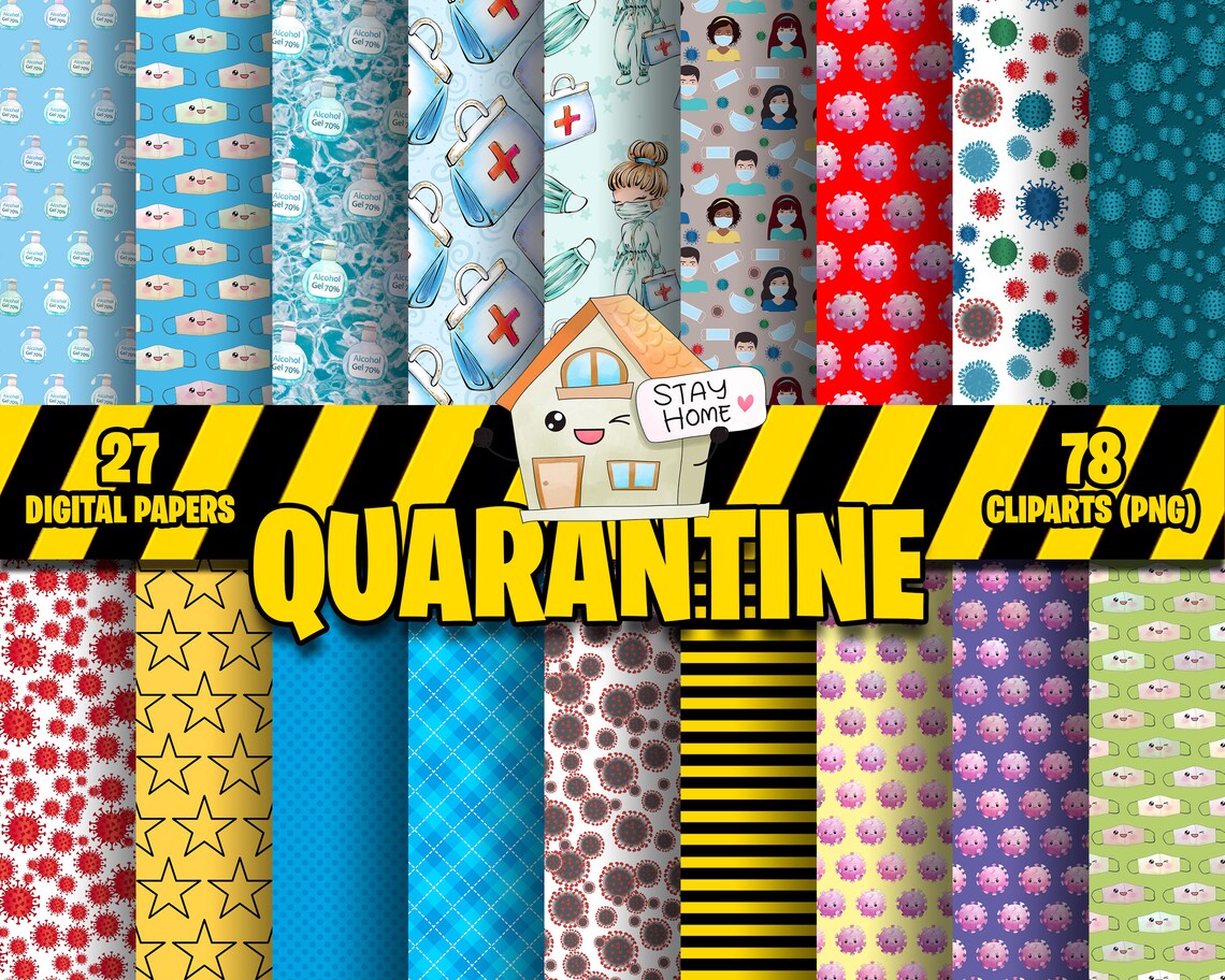 Quarantine Digital Kit | Scrapbook - Etsy