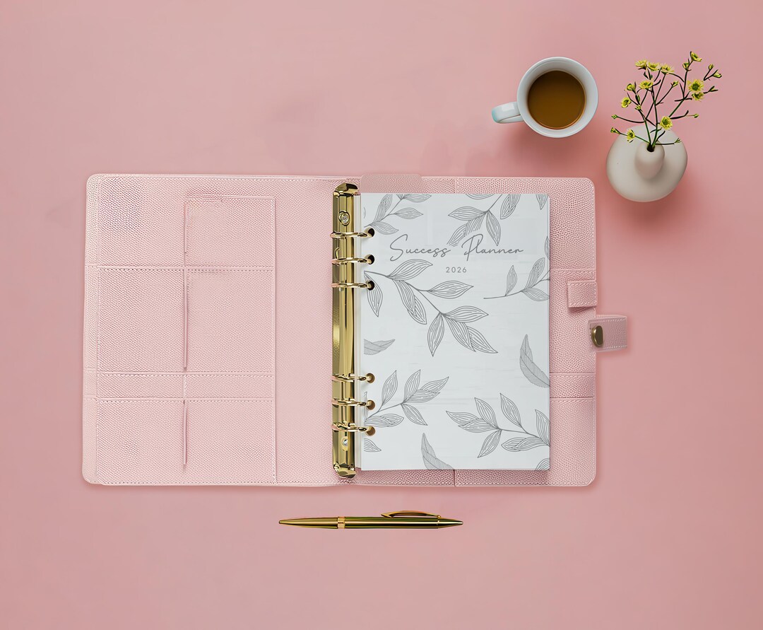 Printable 2026 Success Planner | A4, A5, and Letter-sized PDF - Etsy