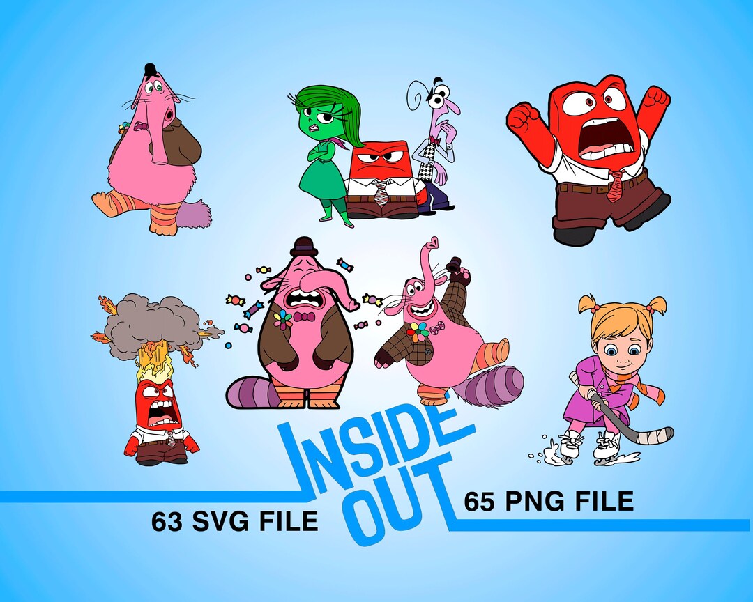 Inside Out Digital Kit | PNG and SVG Format - Etsy