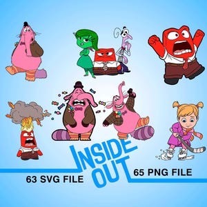 Inside Out Digital Kit | PNG and SVG Format - Etsy