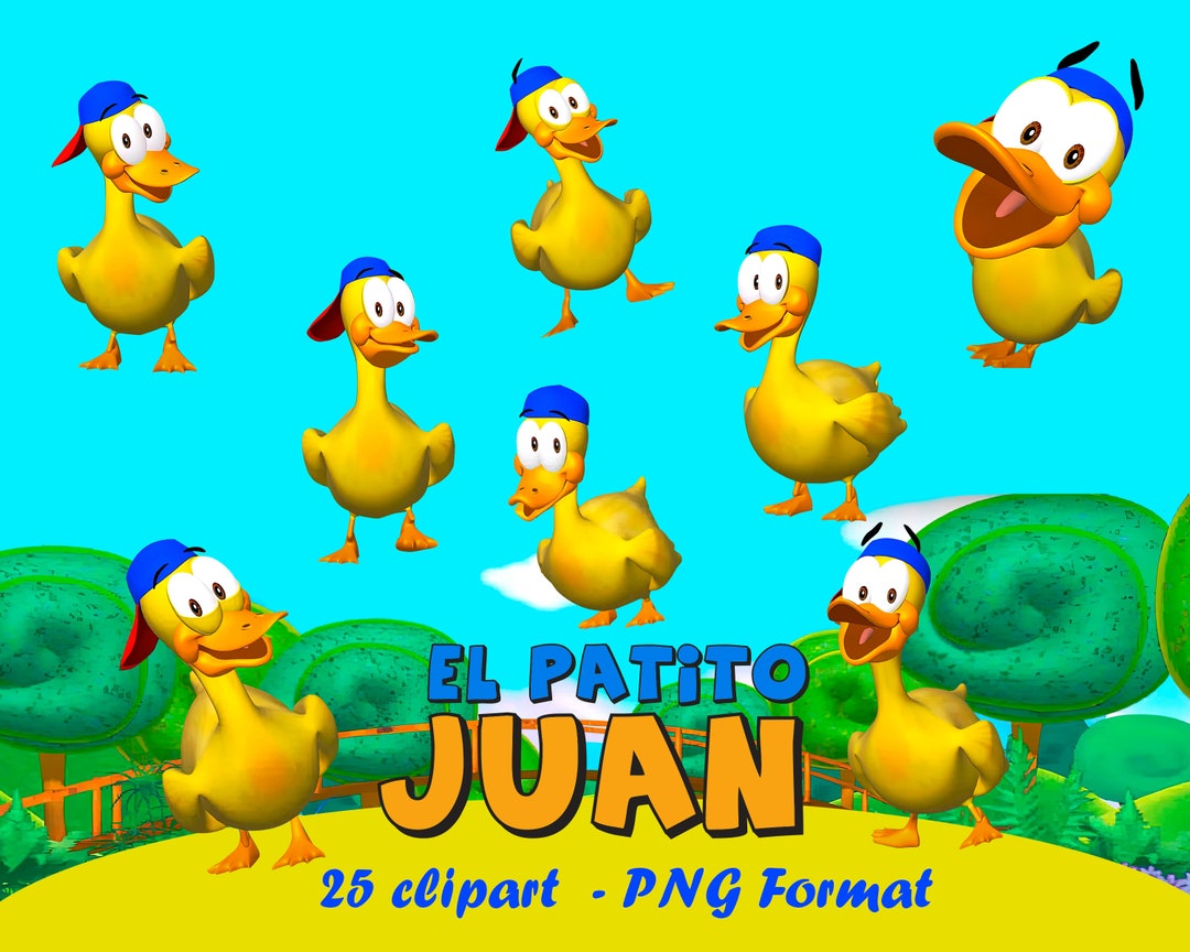 Kit Digital el patito Juan | 25 Clipart | formato PNG - Etsy México Kit Digital el patito Juan | 25 Clipart | formato PNG - Etsy México