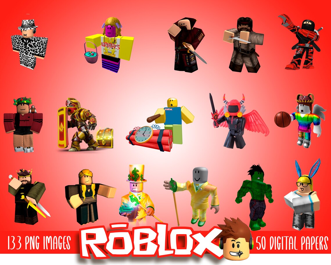 ROBLOX Digital Kit Scrapbook | Etsy