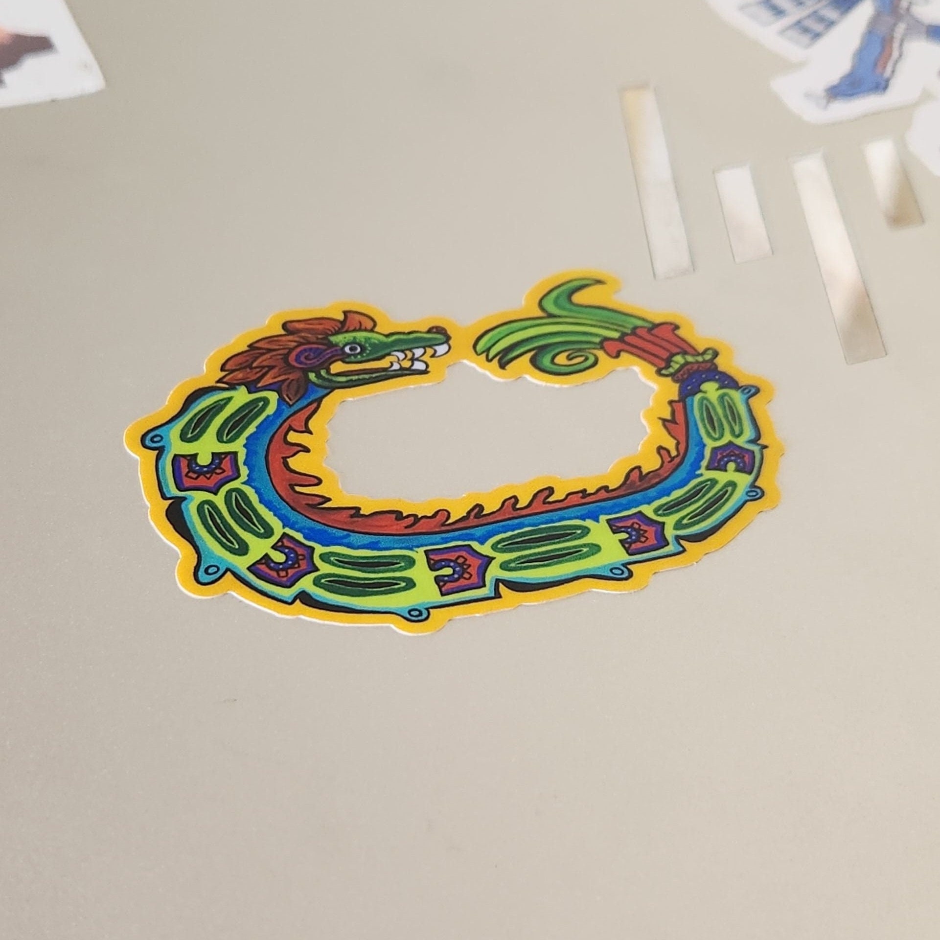 Quetzalcoatl Sticker Aztec Decal - Etsy
