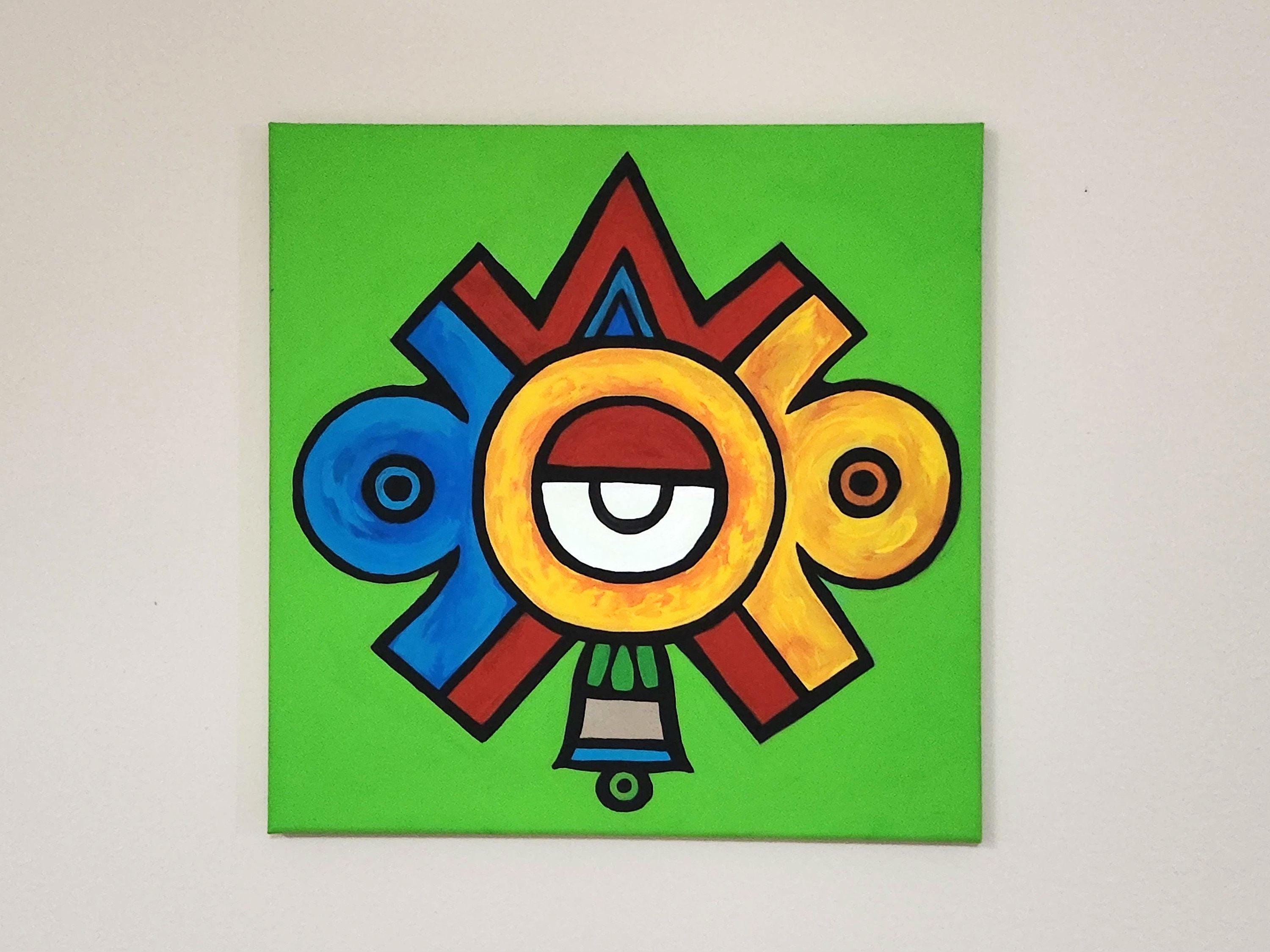 Nahui Ollin Aztec Symbol 𝐄𝐃𝐔𝐀𝐑𝐃𝐎