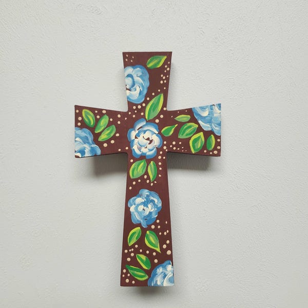 Hand Painted Wooden Crosses - Etsy