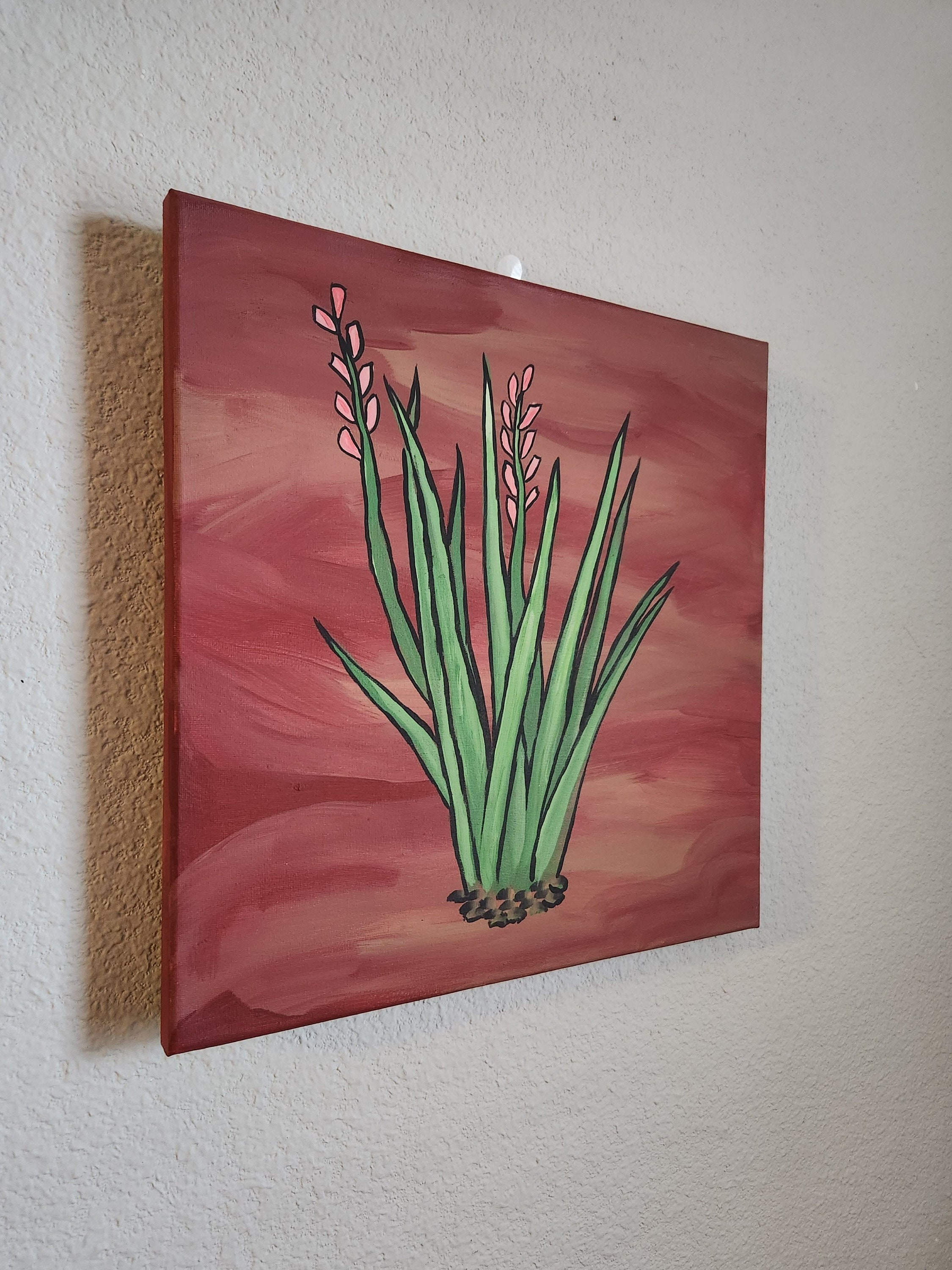 Maguey Artwork Agave Painting Pulque Country Art Cactus Wall Decor for ...