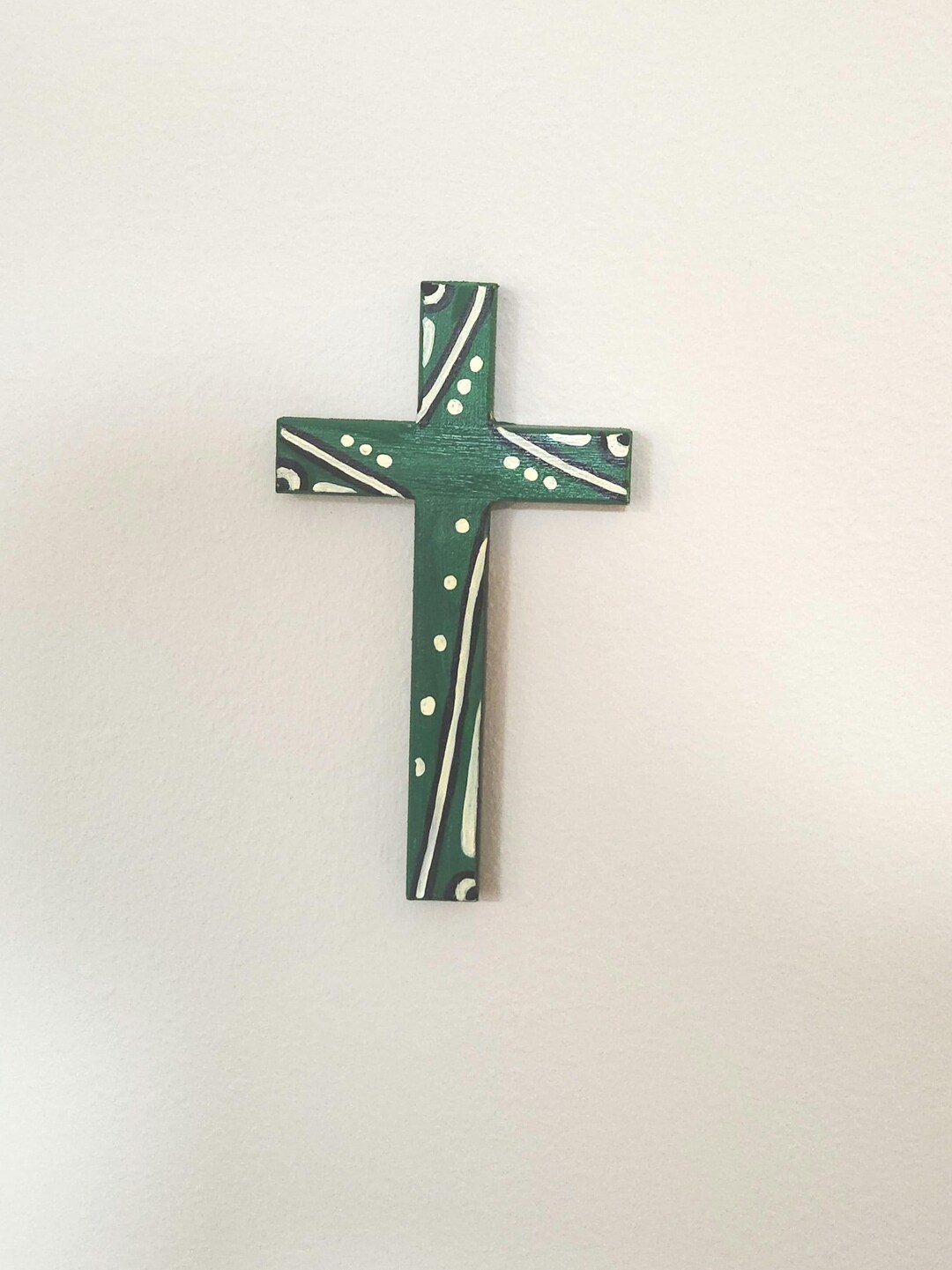 Handmade Painted Wooden Crosses, Wall Hang Cross, Christian Art ...