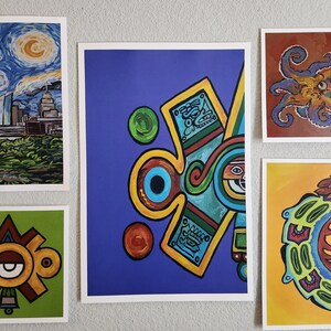 Aztec Ollin | 12 X 18 Art Print | Matte Finish - Etsy