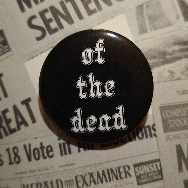 Goth Button - Etsy