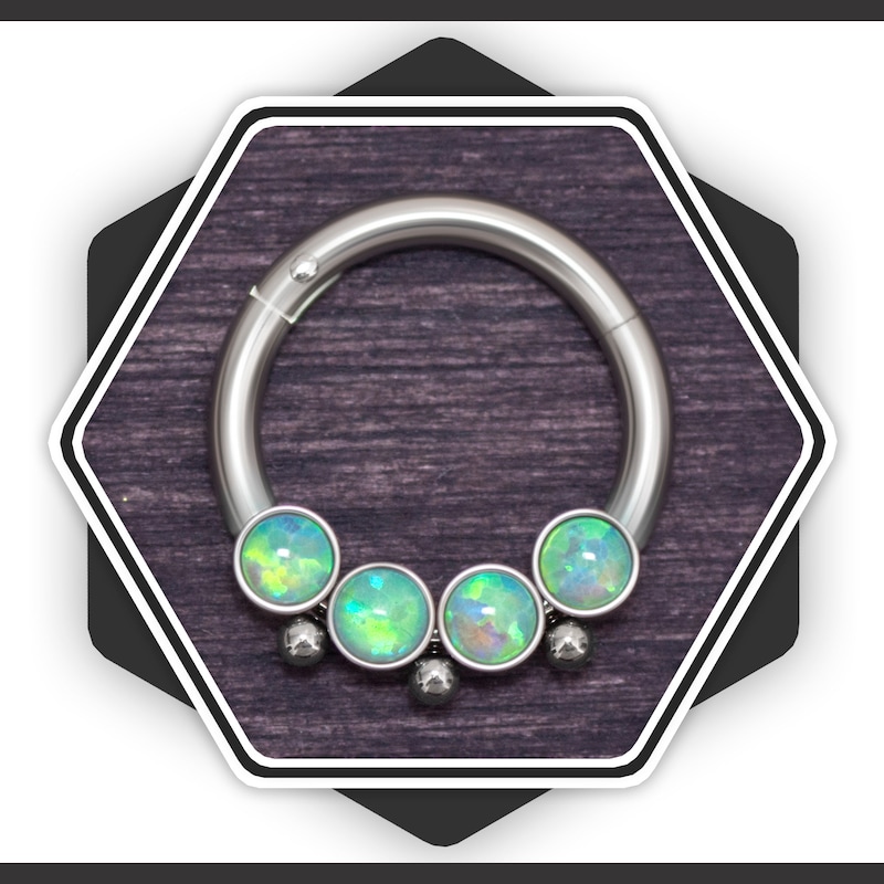 Tribal Gem Septum Ring - Etsy Canada