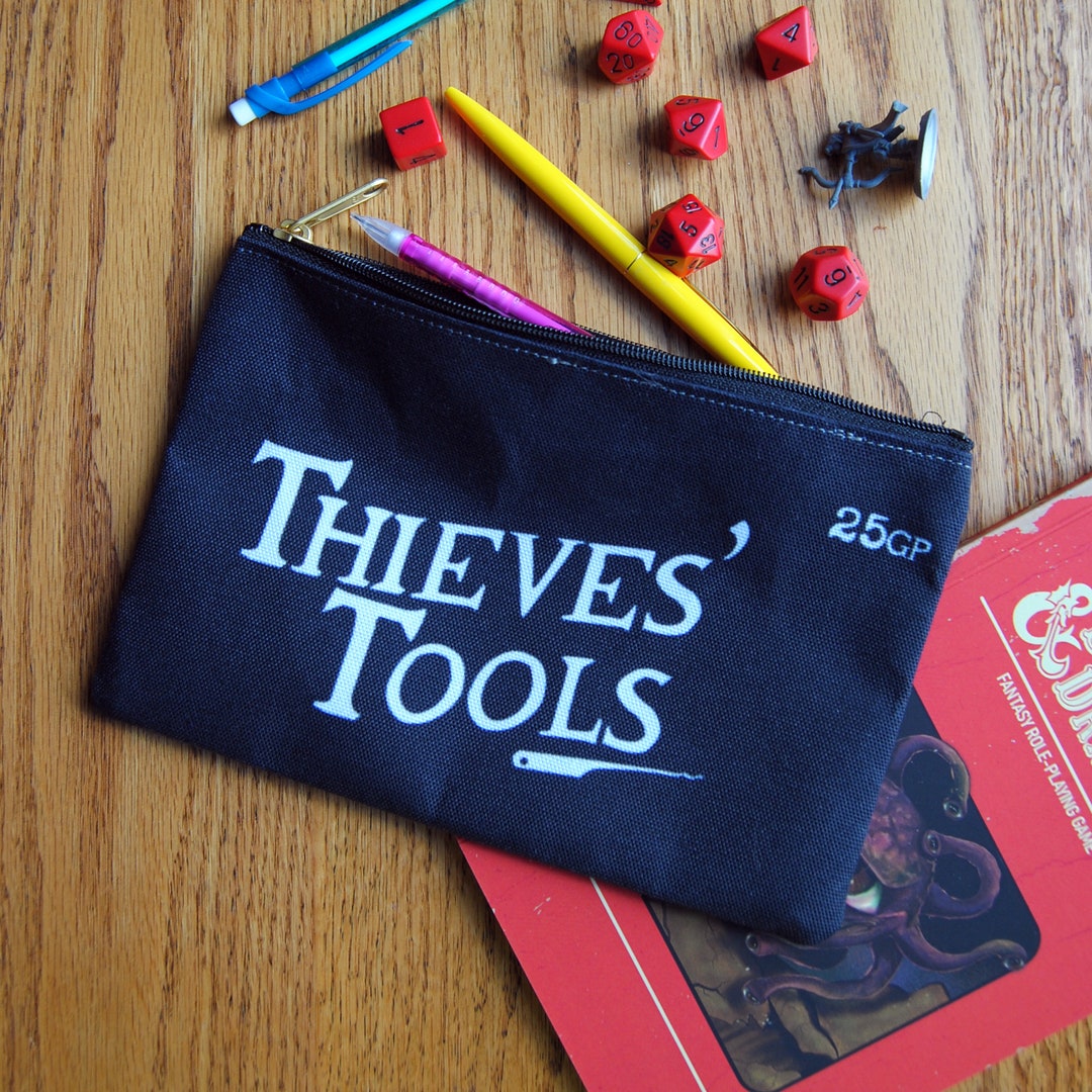 Thieves' Tools DND Pencil Accessories Pouch - Etsy