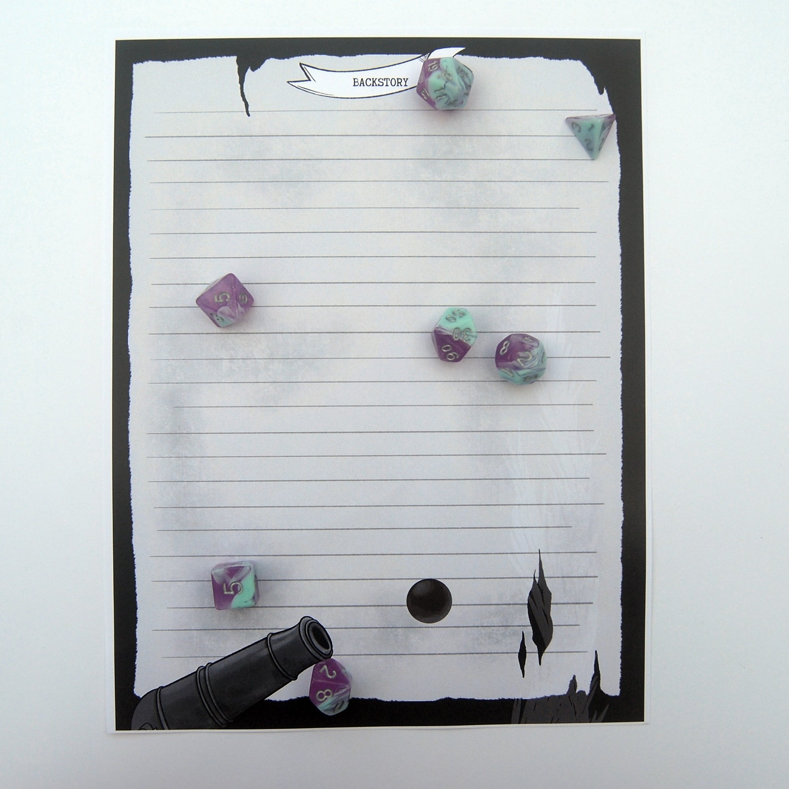 Pirate Sea Themed DND TTRPG Character Sheet Digital Download - Etsy