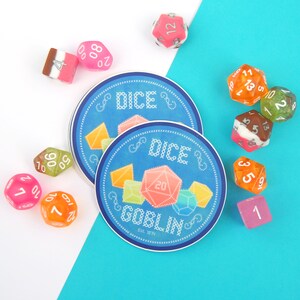Dice Goblin Dnd Vinyl Sticker - Etsy