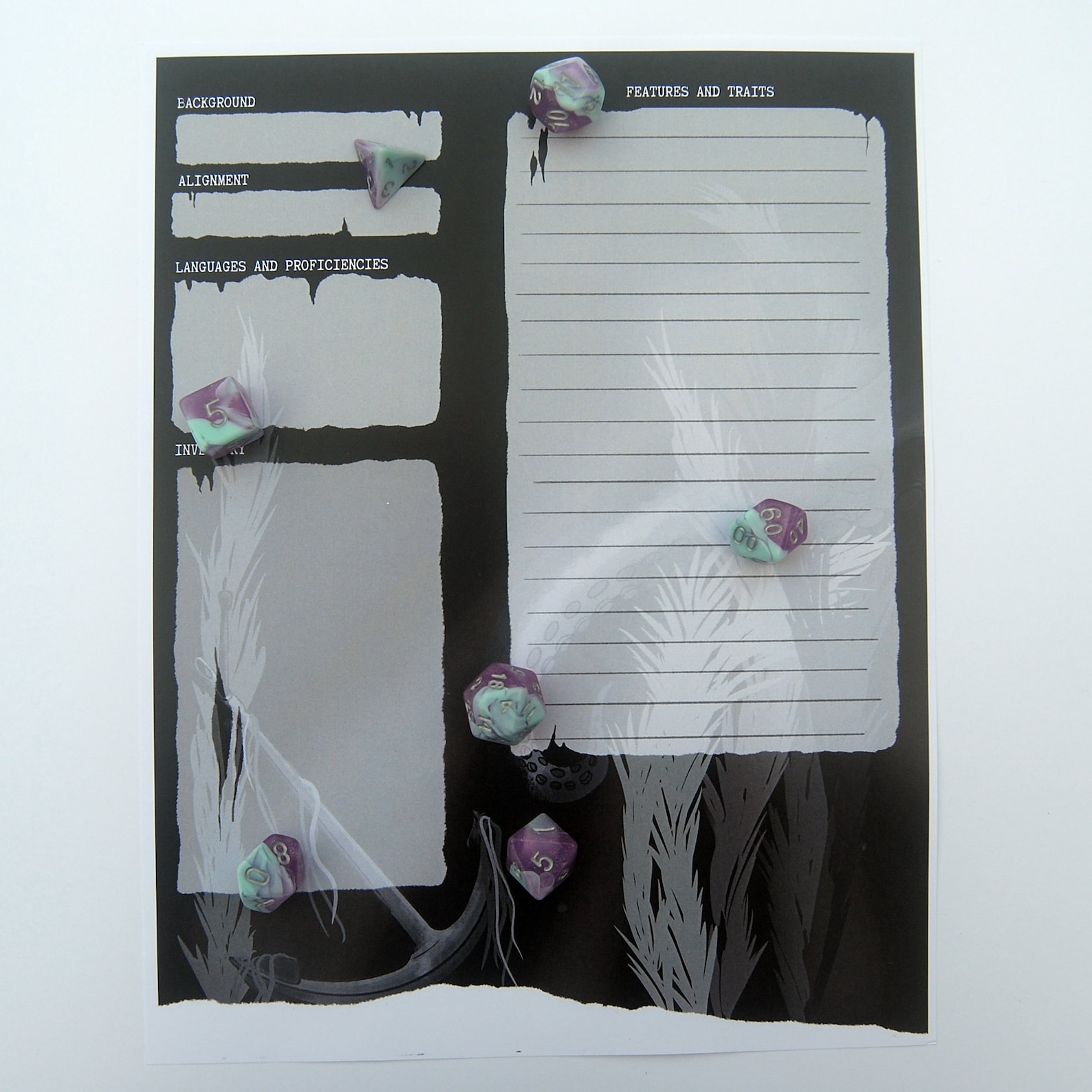 Pirate Sea Themed DND TTRPG Character Sheet Digital Download - Etsy