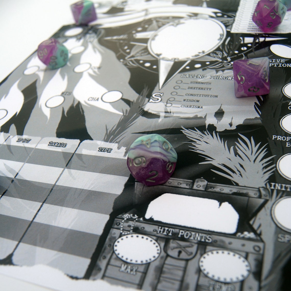 Pirate Sea Themed DND TTRPG Character Sheet Digital Download - Etsy