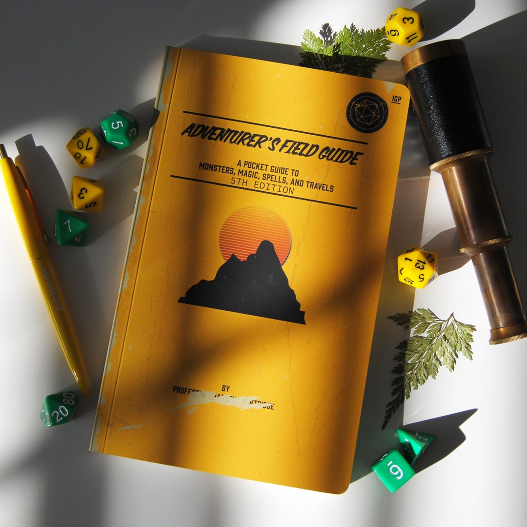 DND Adventurer's Field Guide Notebook - Etsy
