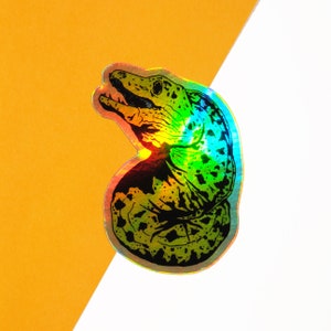 Holographic Vinyl Moray Eel Sticker - Etsy