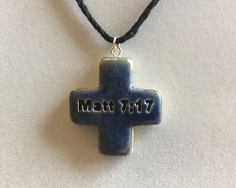 Rainbow Pride Cross Necklace Faith Cross Necklace Gay - Etsy