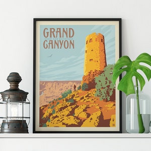 Grand Canyon National Park Travel Poster by Anderson Design Group ...