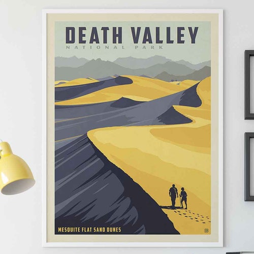 Death Valley National Park Travel Poster by Anderson Design - Etsy
