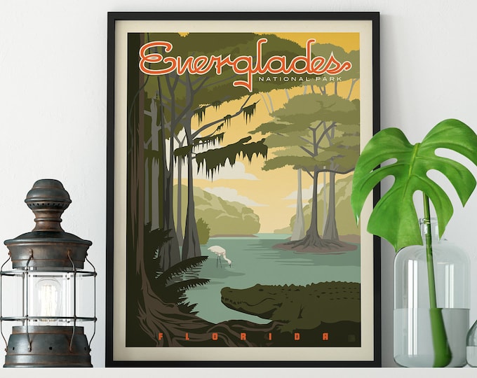 Everglades National Park Travel Poster by Anderson Design Group ...