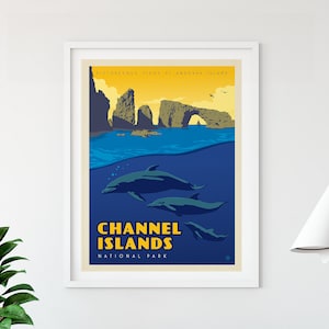 Channel Islands National Park Travel Poster by Anderson Design Group ...