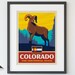 Colorado the Centennial State Travel Poster by Anderson Design - Etsy