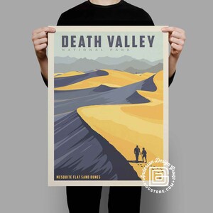 Death Valley National Park Travel Poster by Anderson Design Group ...