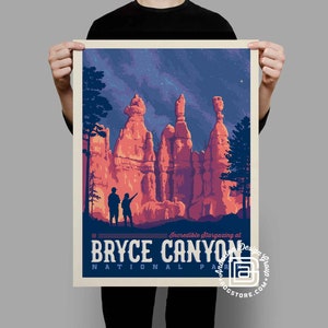 Bryce Canyon National Park Travel Poster by Anderson Design Group ...