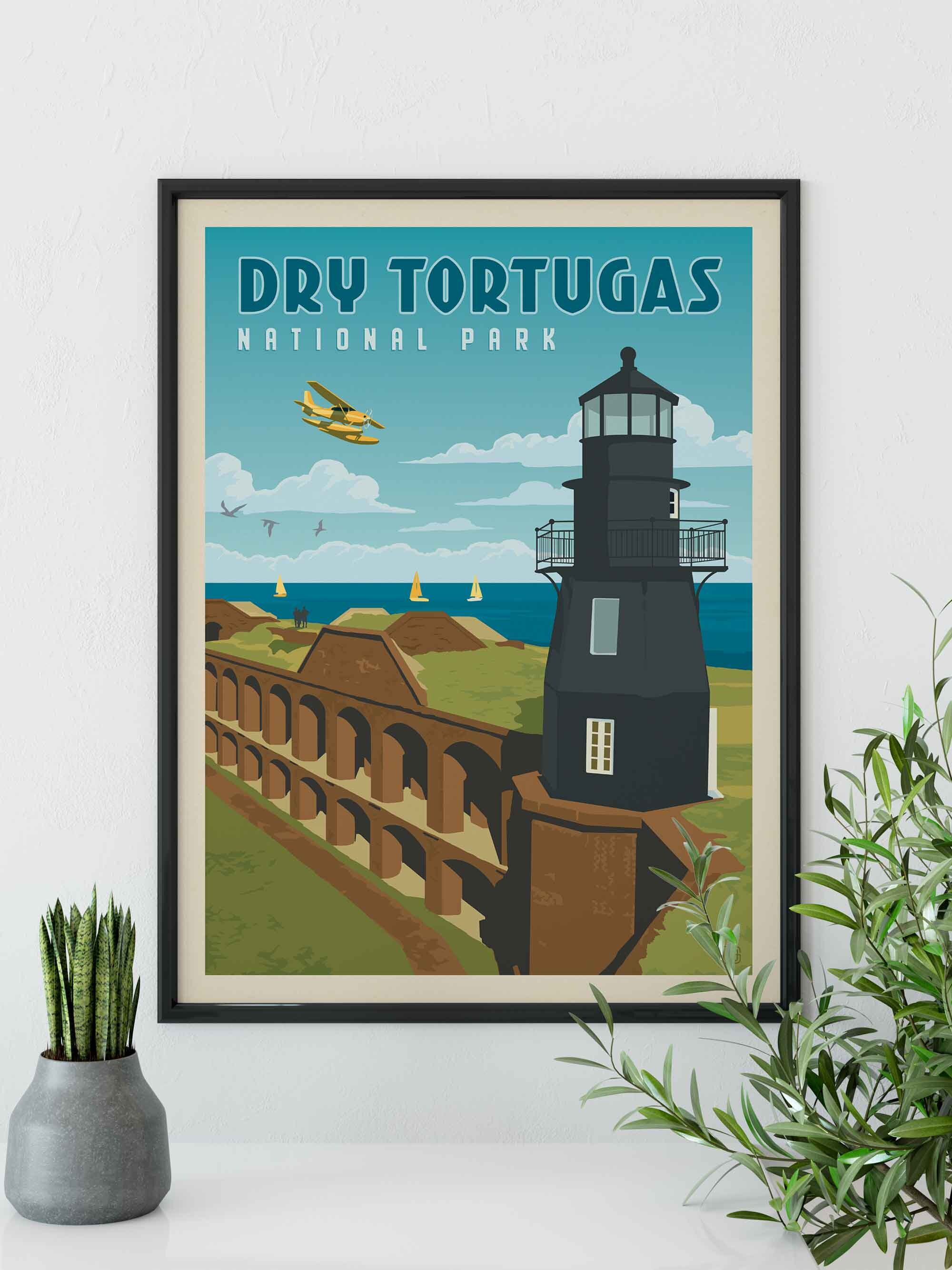 Dry Tortugas National Park Travel Poster by Anderson Design Group | Dry ...