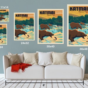 Katmai National Park Travel Poster by Anderson Design Group | National ...