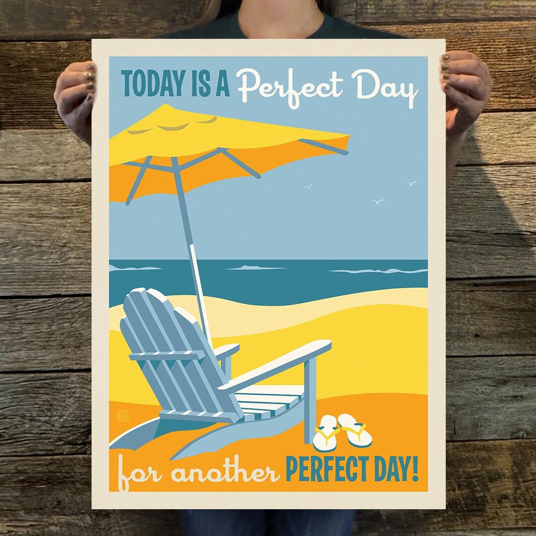 Another Perfect Day Travel Poster by Anderson Design Group | Coastal ...