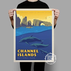 Channel Islands National Park Travel Poster by Anderson Design Group ...