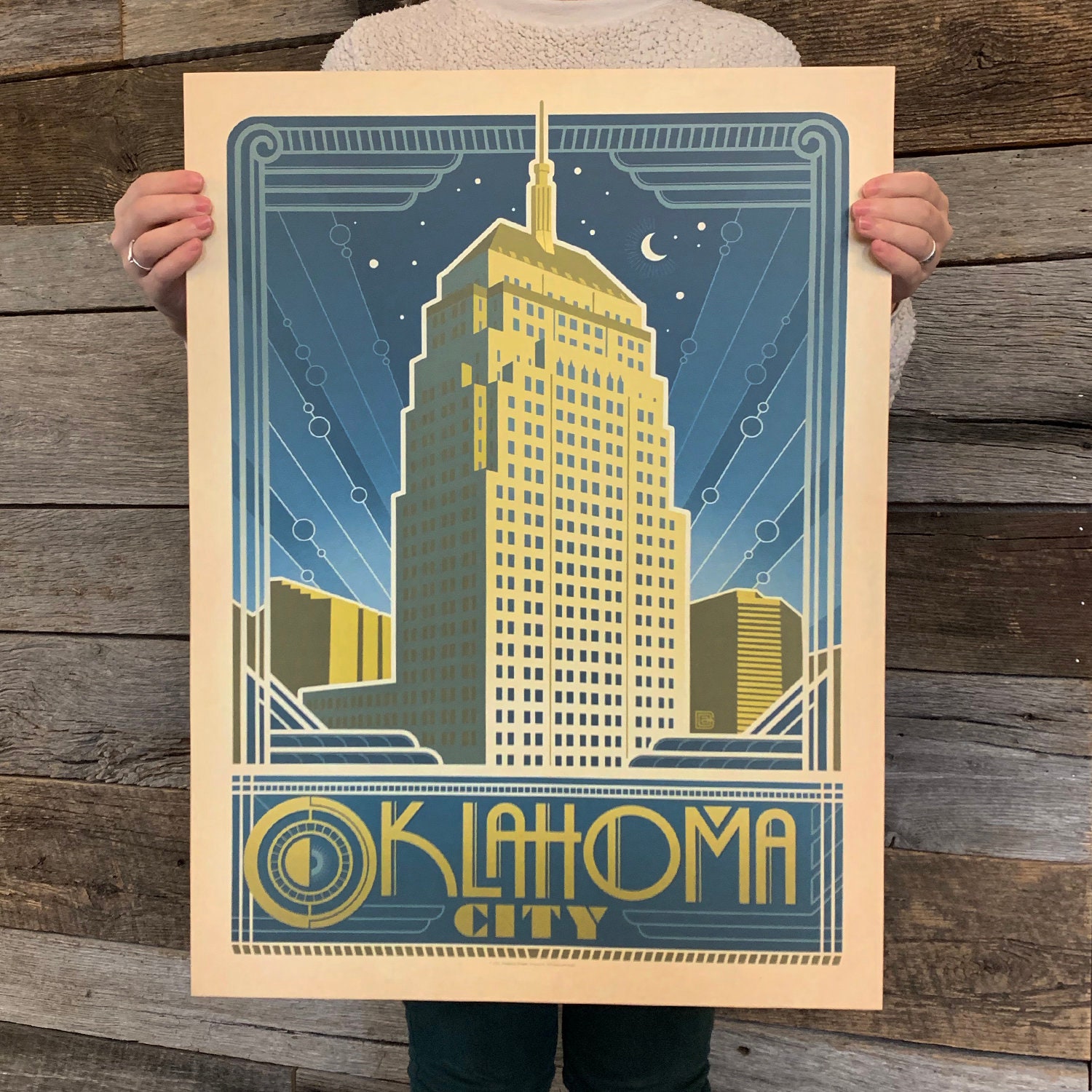 SALE: Oklahoma City Travel Poster by Anderson Design Group | National ...