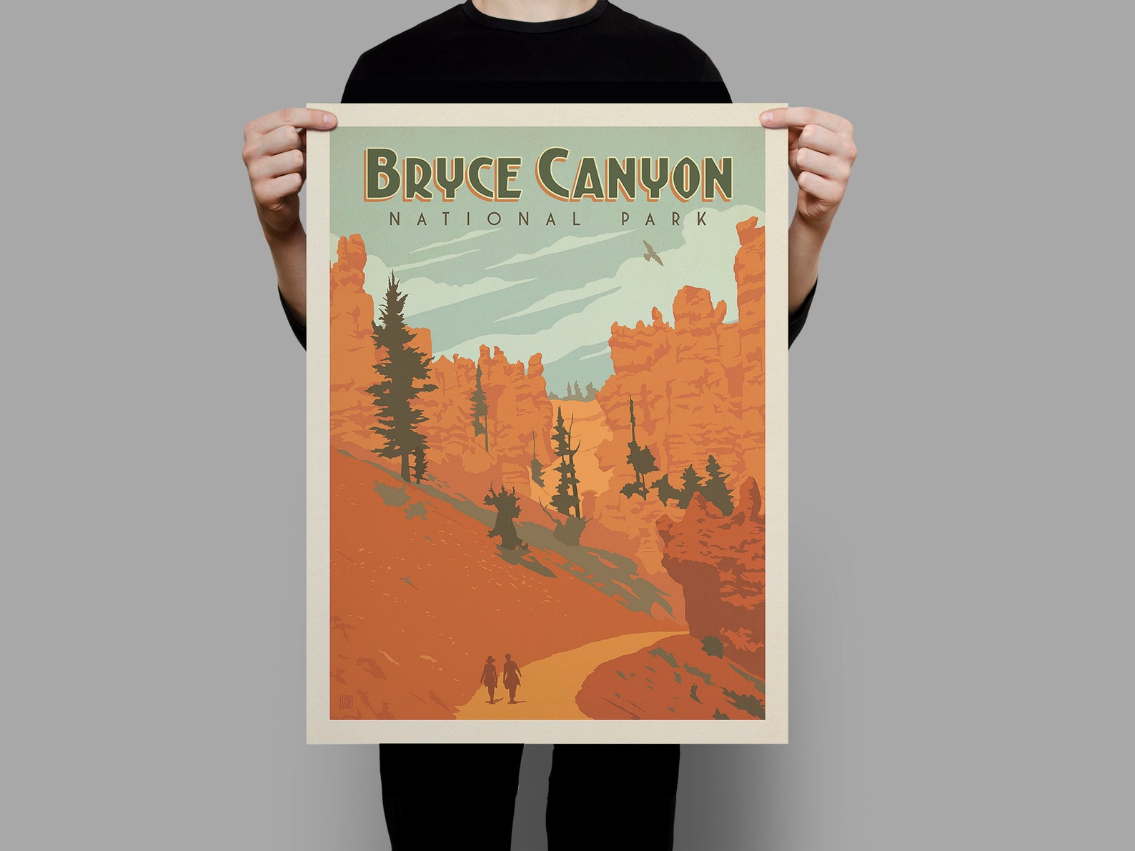 Bryce Canyon National Park Travel Poster by Anderson Design - Etsy