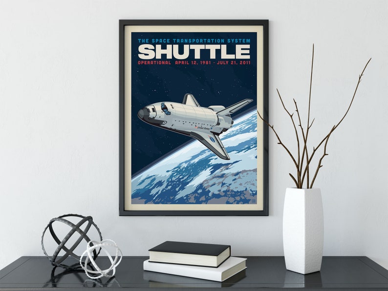 NASA 1981: Space Shuttle Poster by Anderson Design Group - Etsy