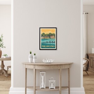 Philadelphia: Boathouse Row Travel Poster by Anderson Design Group ...