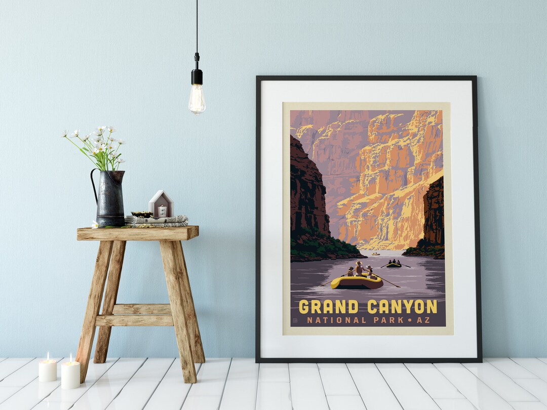 Grand Canyon National Park Travel Poster by Anderson Design Group ...