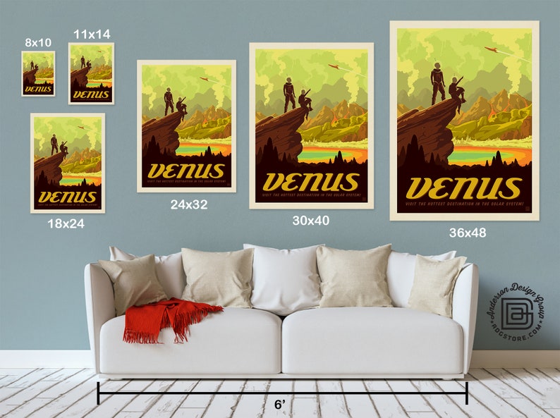 Venus: Hot Springs Poster by Anderson Design Group Space - Etsy