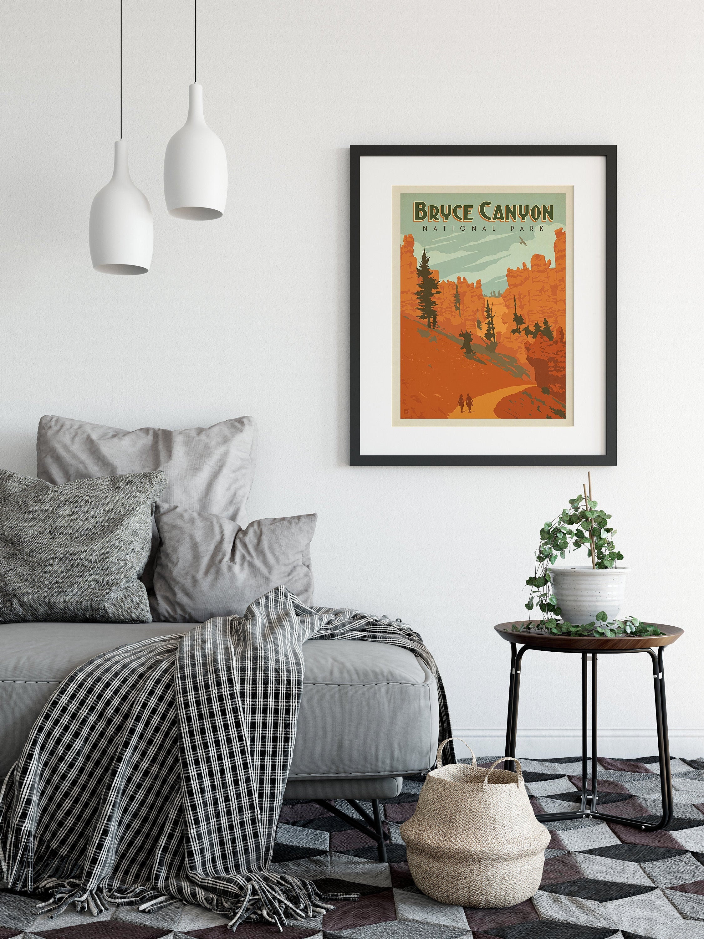 Bryce Canyon National Park Travel Poster by Anderson Design - Etsy
