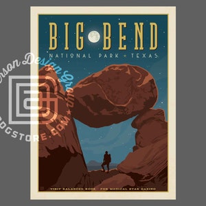 Big Bend National Park Travel Poster by Anderson Design Group ...