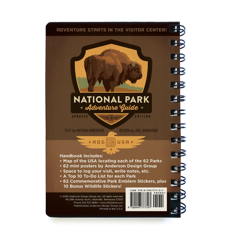 National Park Adventure Guide Journal (63-park Edition) by Anderson ...
