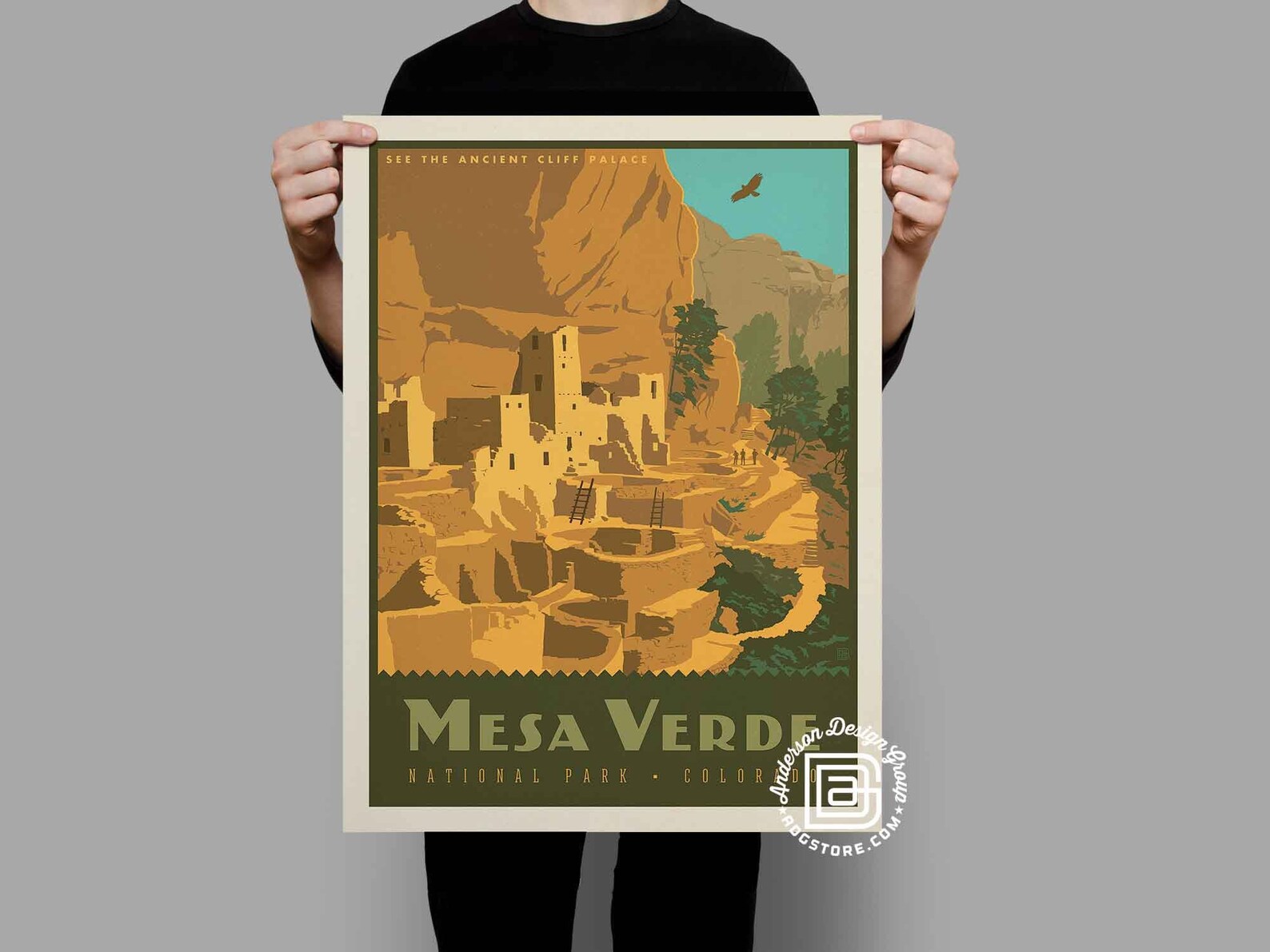 Mesa Verde National Park Travel Poster by Anderson Design Group ...